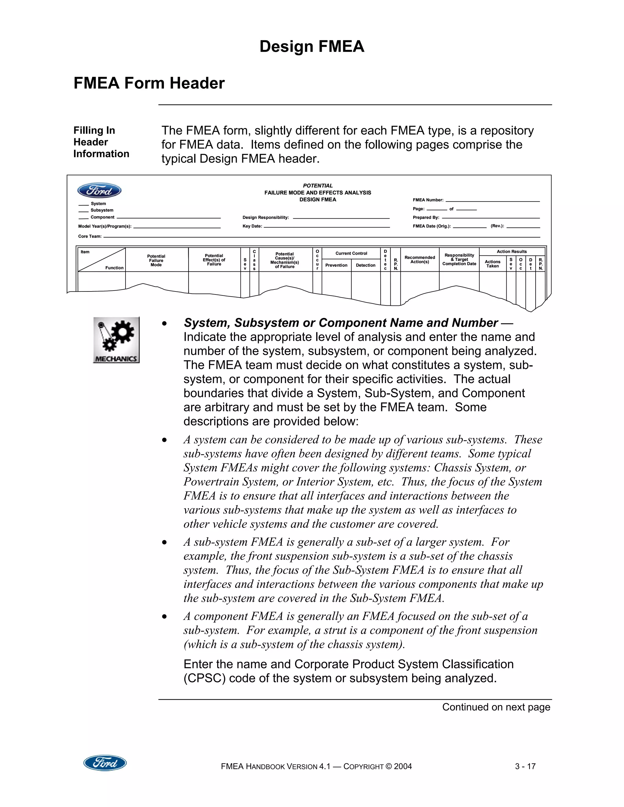 Fmea Handbook V4.1[1][1] | PDF