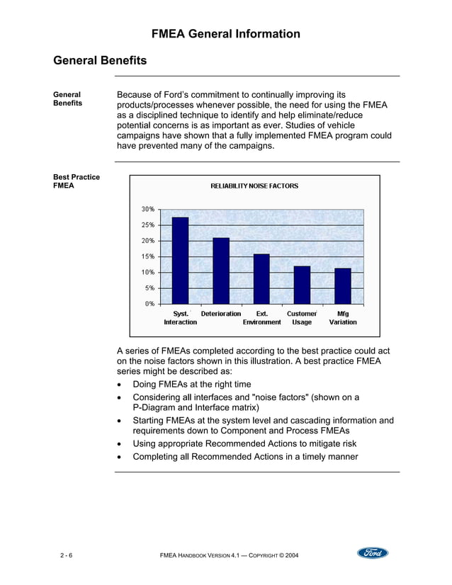 Fmea Handbook V4.1[1][1] | PDF
