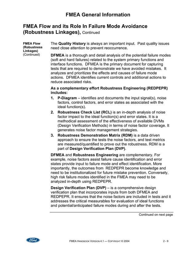 Fmea Handbook V4.1[1][1] | PDF