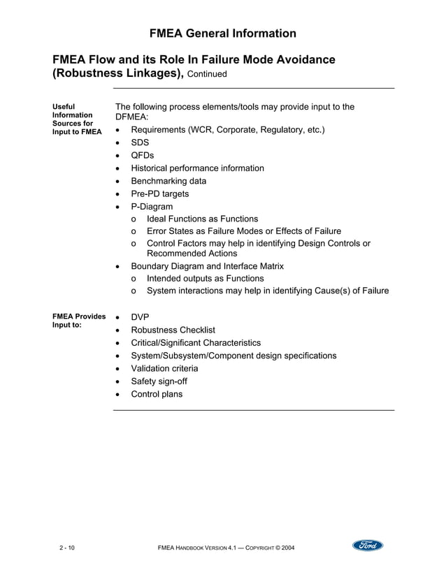 Fmea Handbook V4.1[1][1] | PDF