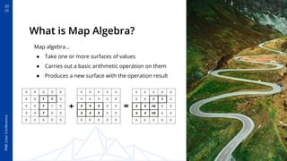 F+M+E= Success. Getting Results Using Map Algebra | PDF