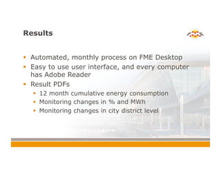FME and Business Intelligence: Visualization of Electricity Consumption ...