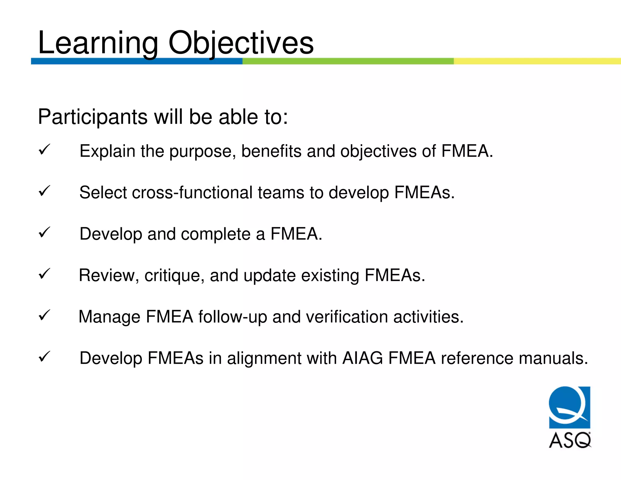 Fmea presentation | PDF