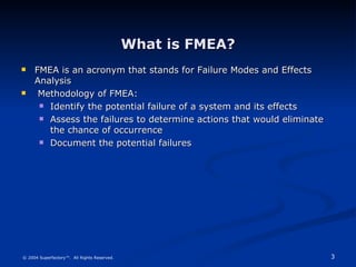 Fmea Sample | PPT