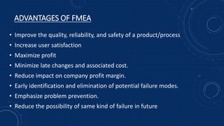 Failure Mode and Effect Analysis | PPTX