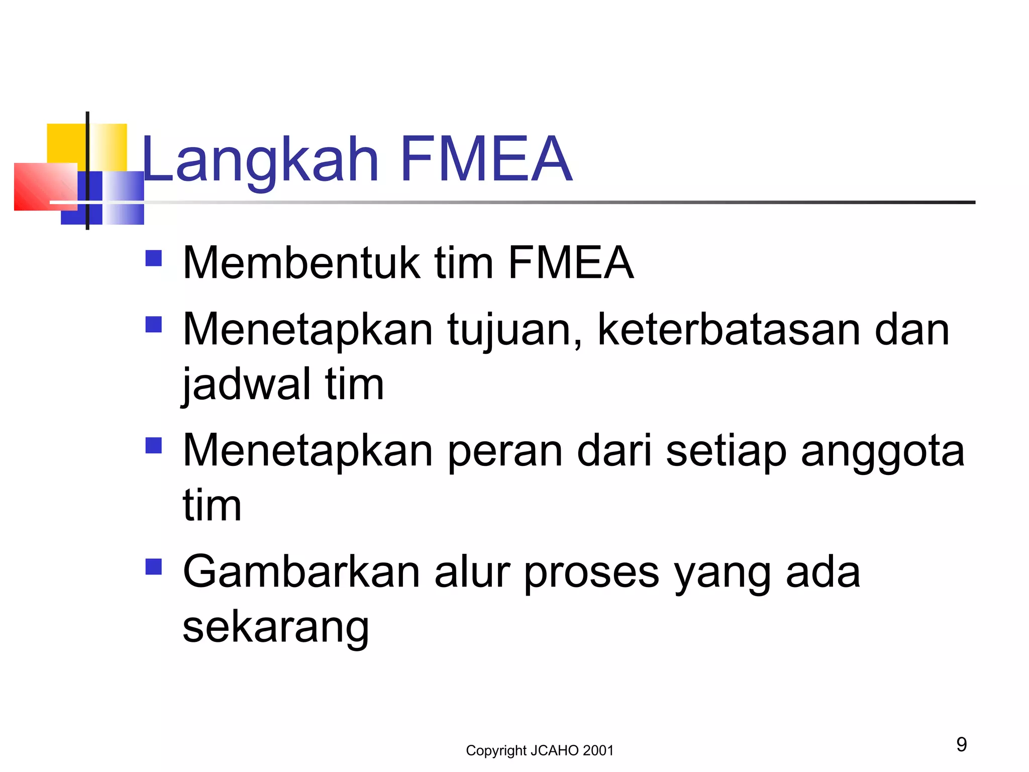 Fmea untuk akreditasi | PPT