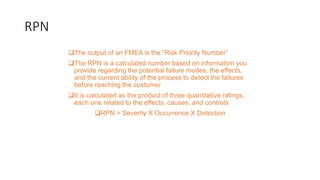 Fmea v1 | PPT