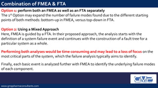 FAILURE MODE EFFECTS ANALYSIS vs FAULT TREE ANALYSIS | PPTX