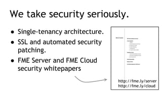 FME Cloud Tips for Success | PPT