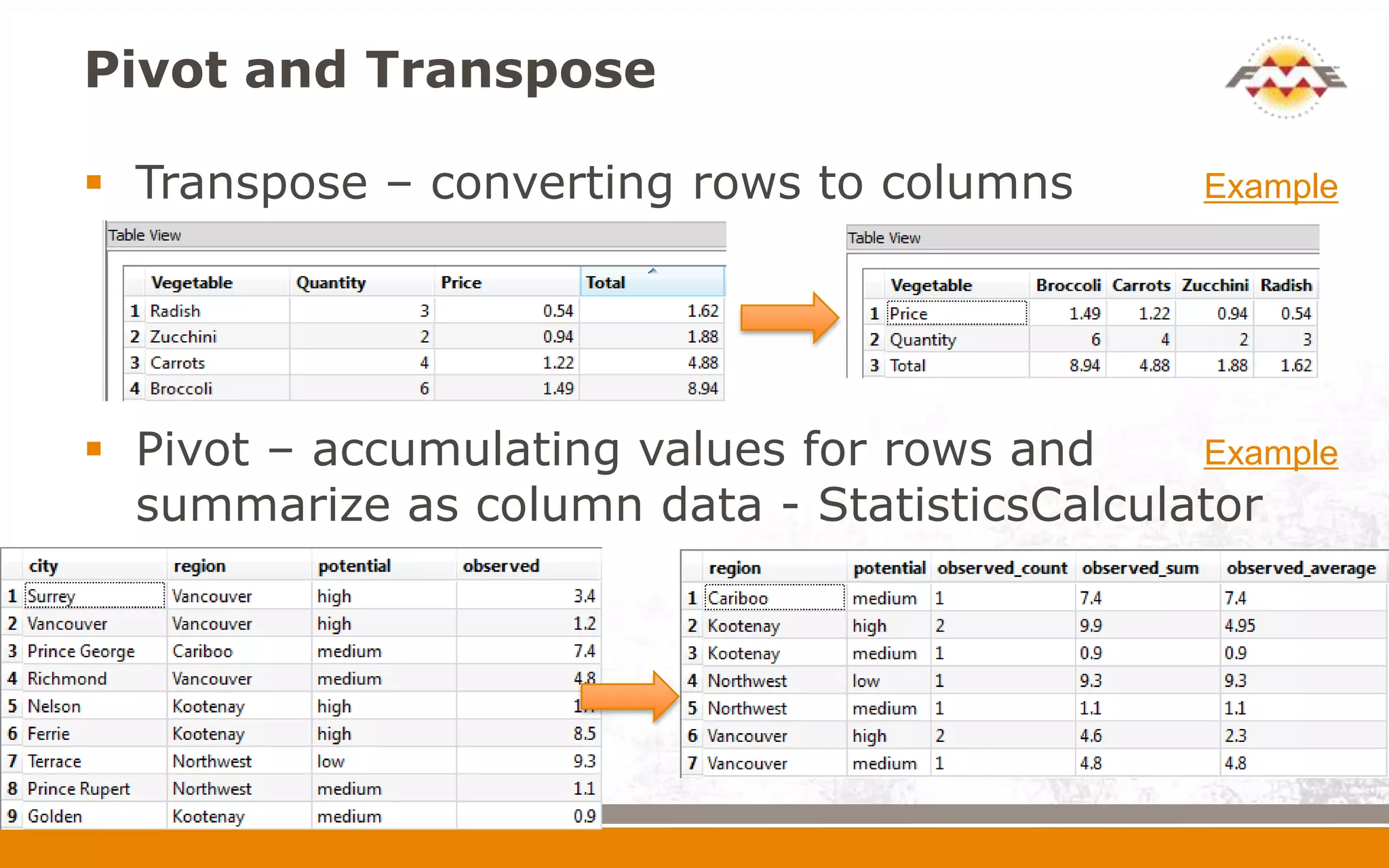 FME and Data Analytics | PPTX