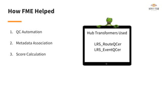 FME in Support of DOT Data Culture | PPTX