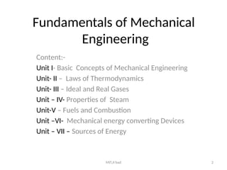 Fundamentals of Mechanical Engineering Lecture.pptx