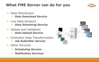 FME Overview | PPTX | Databases | Computer Software and Applications