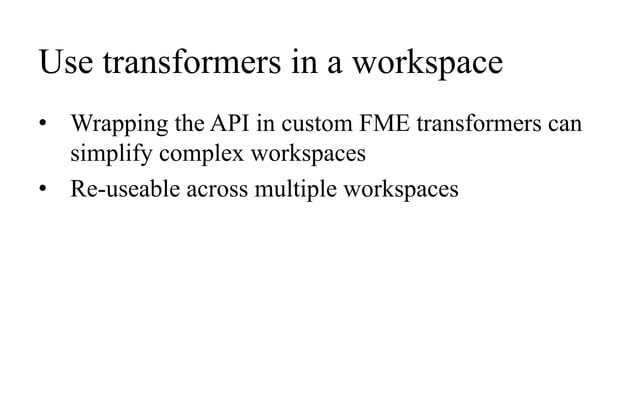Building a REST API Interface With FME | PDF