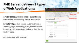 Creating No Code Web Apps with FME Server | PPT | Free Download