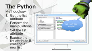 List Manipulation in FME | PDF