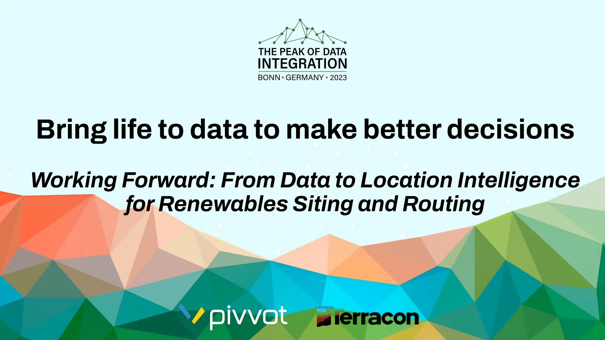Working Forward: From Data to Location Intelligence for Renewables ...