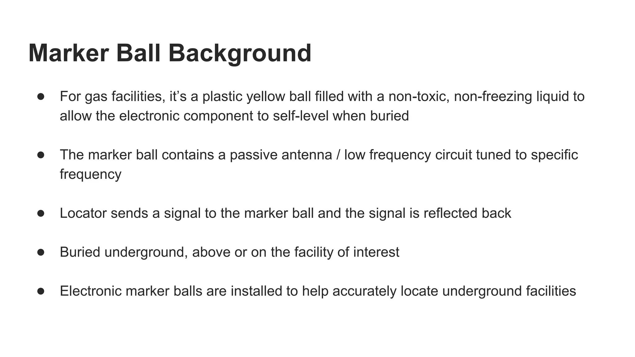 As-Built Automation of Electronic Marker Balls on Gas Service Pipelines ...