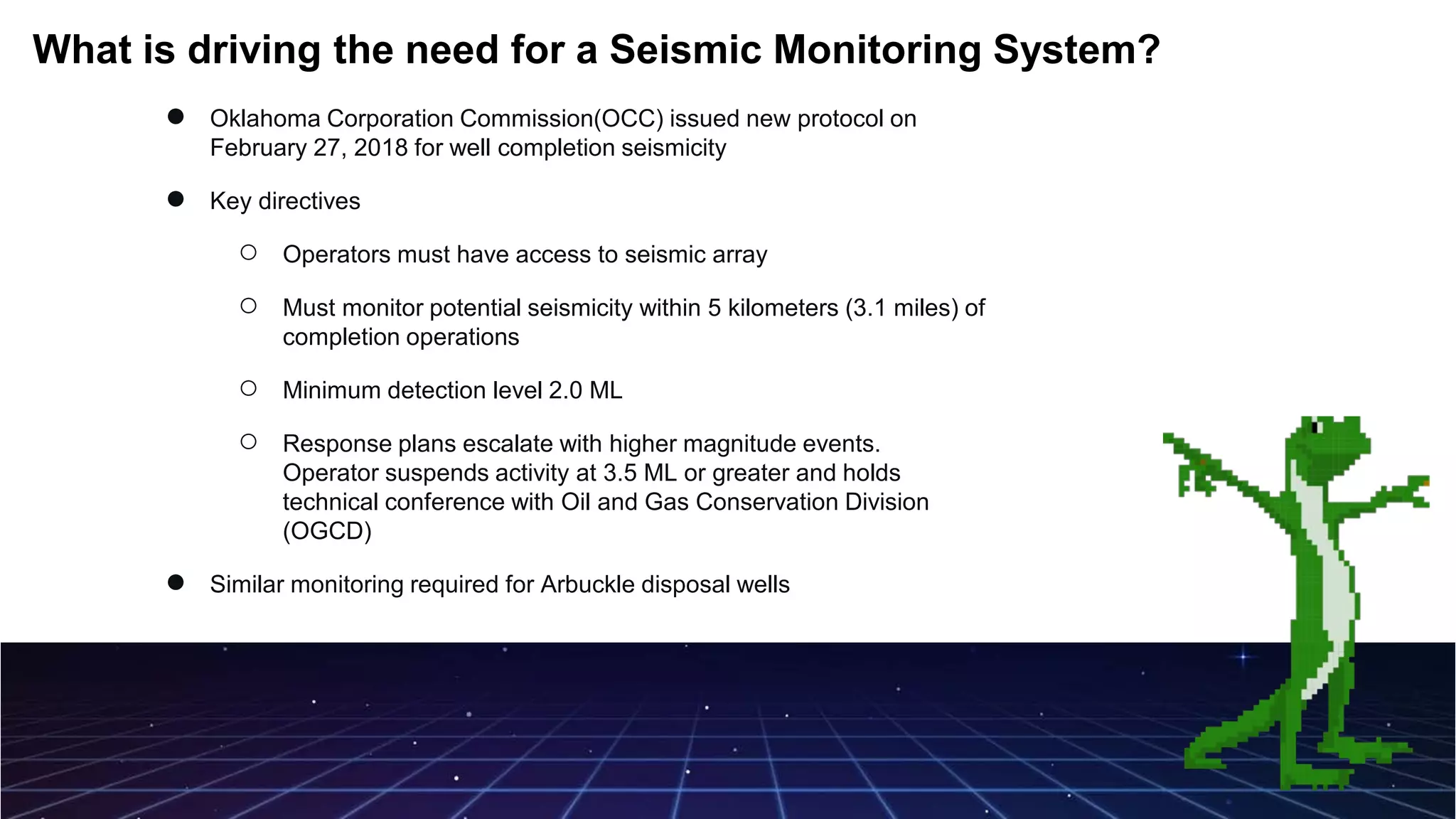 Oklahoma Seismic Monitoring System | PPT