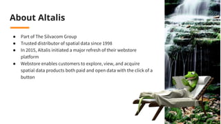 Under the hood of the Altalis Platform | PPT