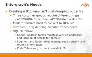 Getting Intergraph and Esri to Play Nicely Using FME | PPTX | Databases ...
