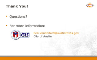 Mapping Capital Improvement Program Projects at the City of Austin | PPT
