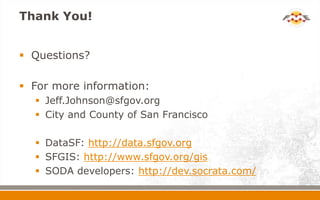 Publishing Data to the Socrata Open Data Platform with FME | PPTX