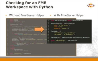 Python and FME REST | PPTX