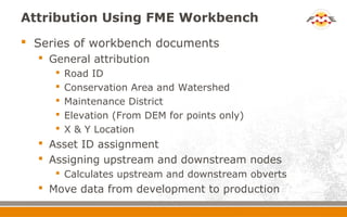 Using Workbench & FME Server to Validate Storm Water Network Collection ...