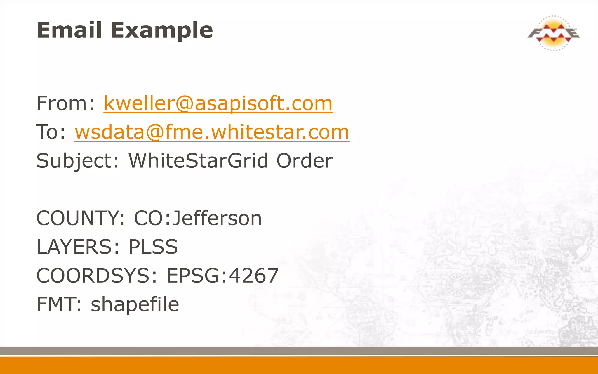 Creating an Automated Email Based Data Fulfillment System using FME Server | PPTX | Cloud ...