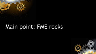 Using FME for Utility Asset Management Data Integrity & Migration | PPT