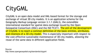 Stranger in a Srange Land;Exploring 3D and CityGML | PPT