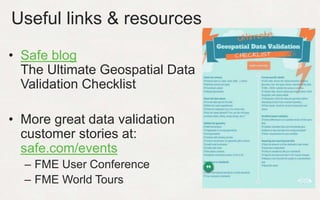 FME & Data Validation | PPTX