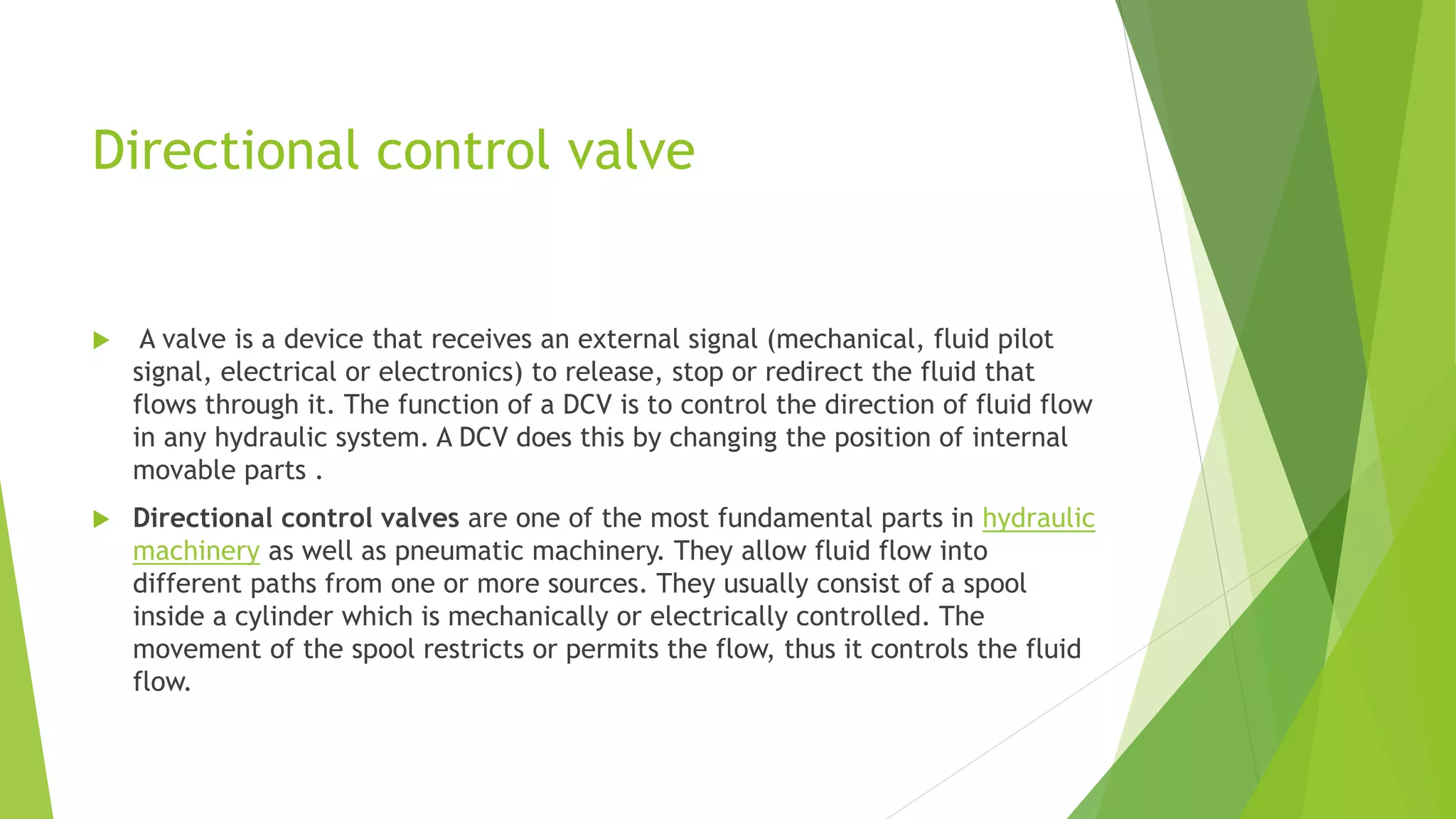 spool actuation method | PPTX