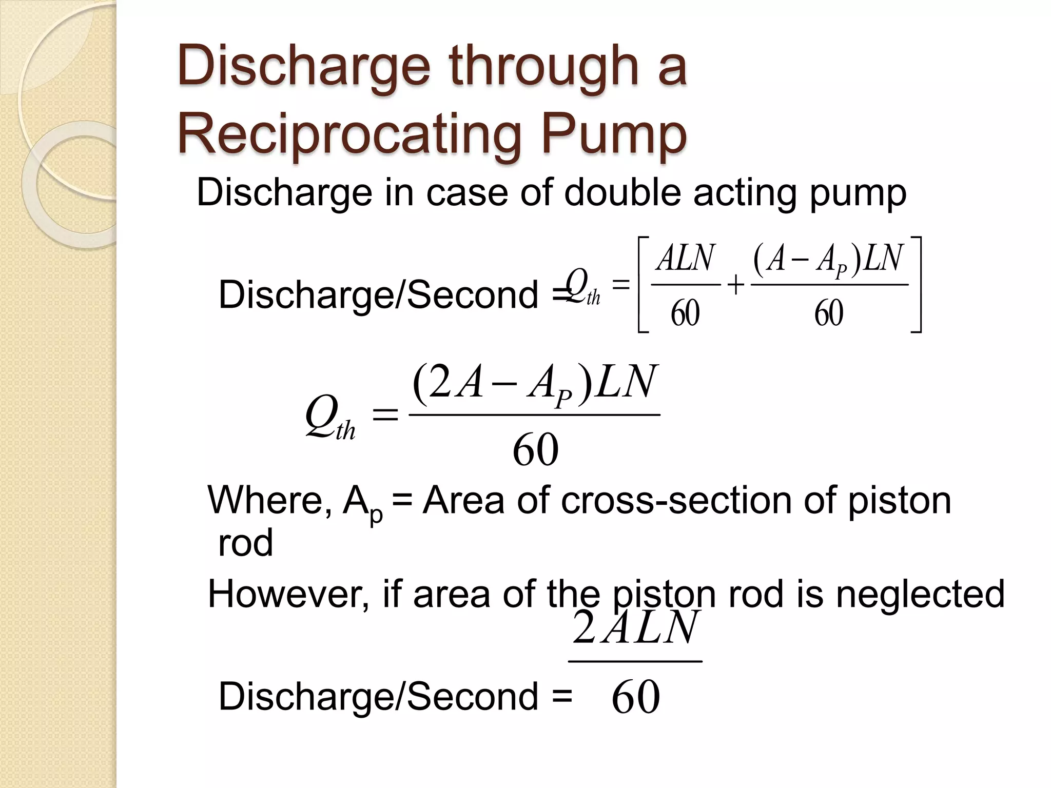 Reciprocating Pumps | PPTX