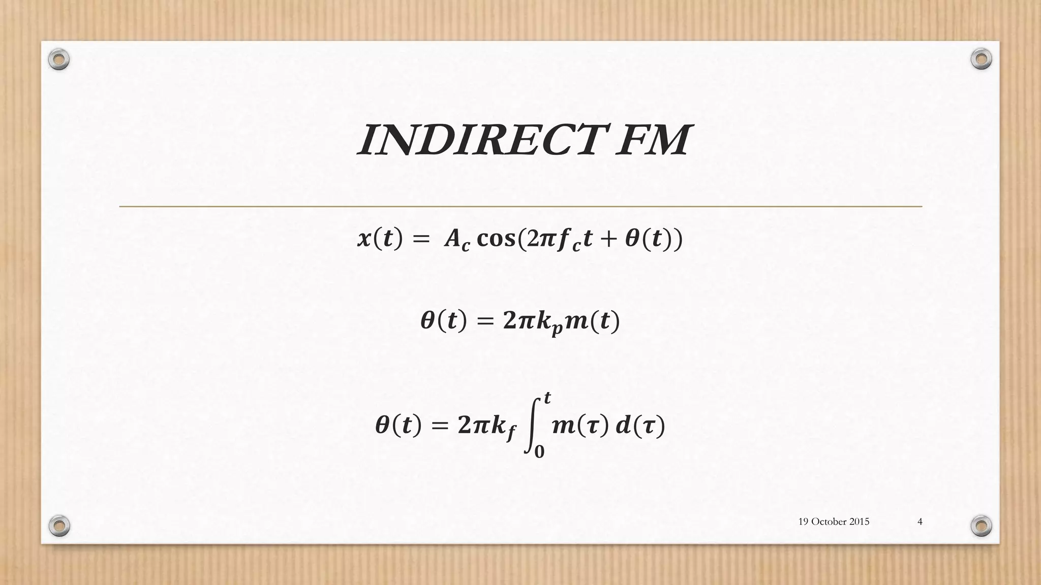 Fm generation | PPTX