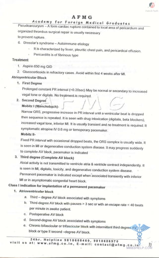FMGE Notes - General Medicine | PDF