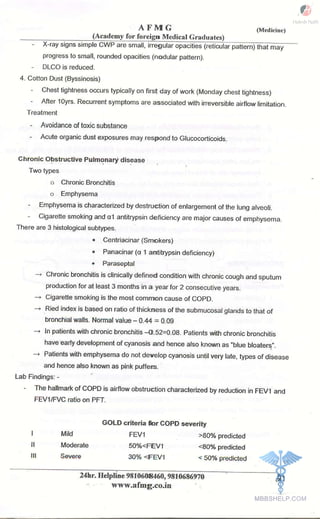 FMGE Notes - General Medicine | PDF