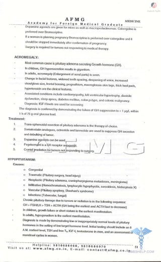 FMGE Notes - General Medicine | PDF