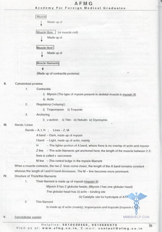 FMGE Notes - Physiology | PDF
