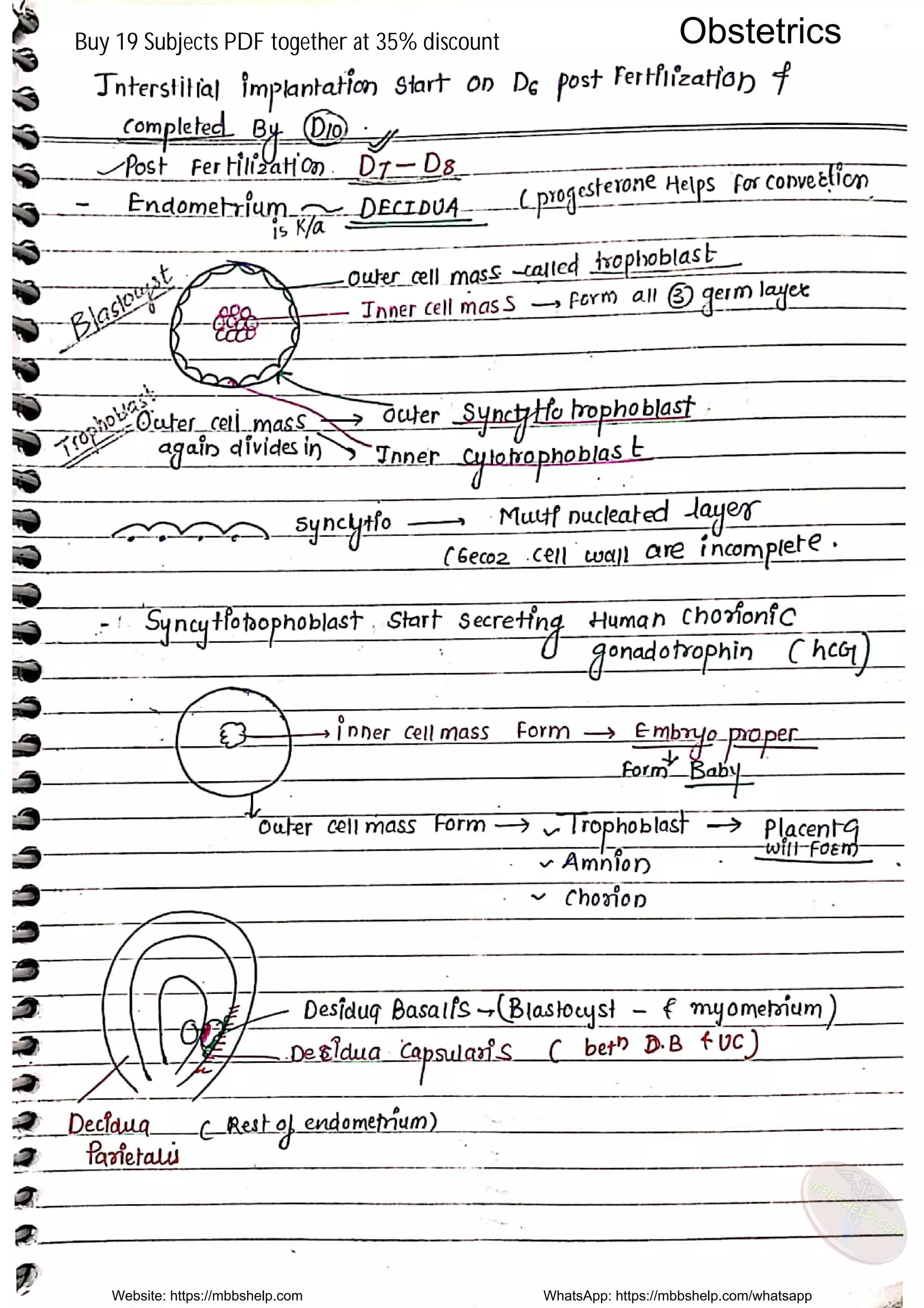 FMGE Handwritten Notes SAMPLE by MBBS Help | PDF