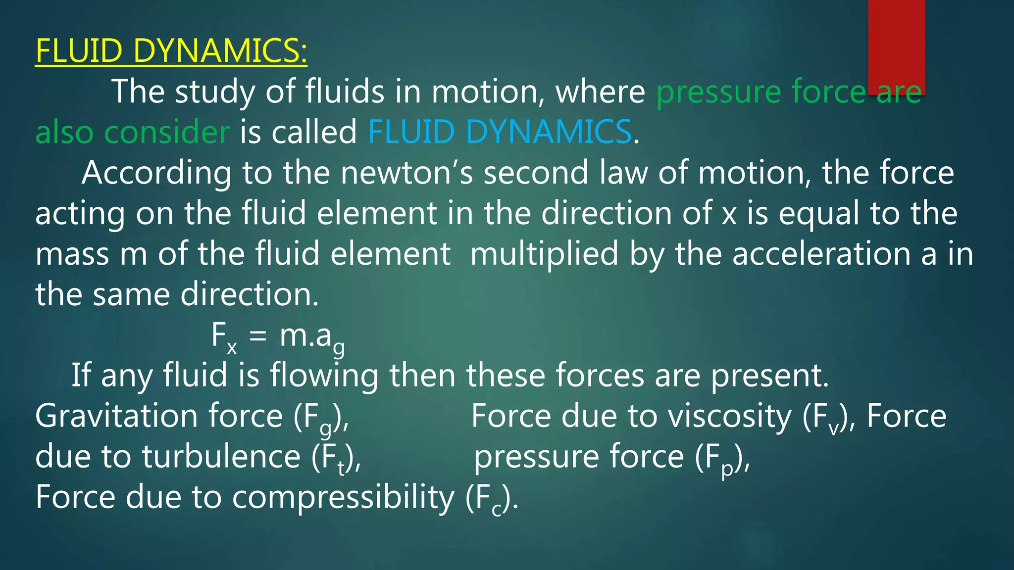 FLUID MECHANICS AND HYDRAULIC MACHINES | PPTX