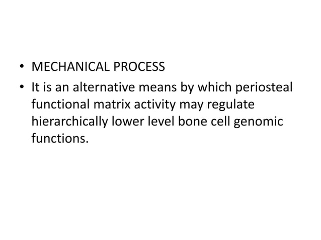 Functional matrix hypothesis revisited | PPTX