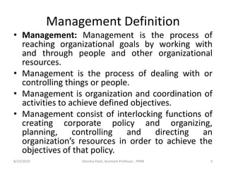 Fundamental of Management and Information System | PPTX