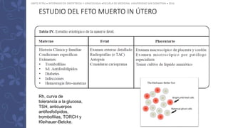 FETO MUERTO IN UTERO. OBITO FETAL. 2016 | PPTX