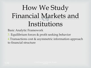 Financial Markets & Institutions | PPT