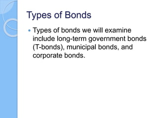 Bonds | PPTX