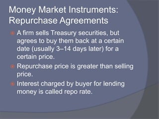 Money Markets | PPTX