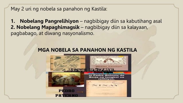 KASAYSAYAN NG NOBELA/KATUTURAN NG NOBELA | PPTX