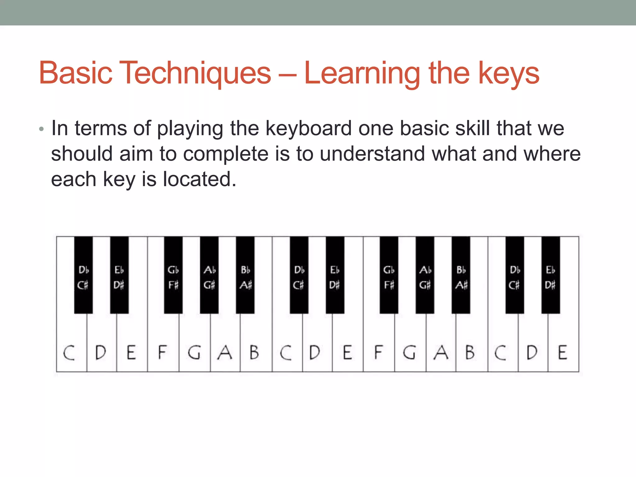 The Functional Music Keyboard | PPTX